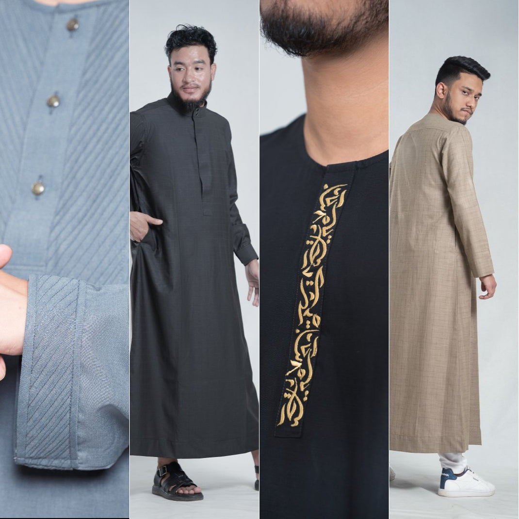 Muslim Dress for Men – Thobes, Kanduras & Dishdashas – Sunaan